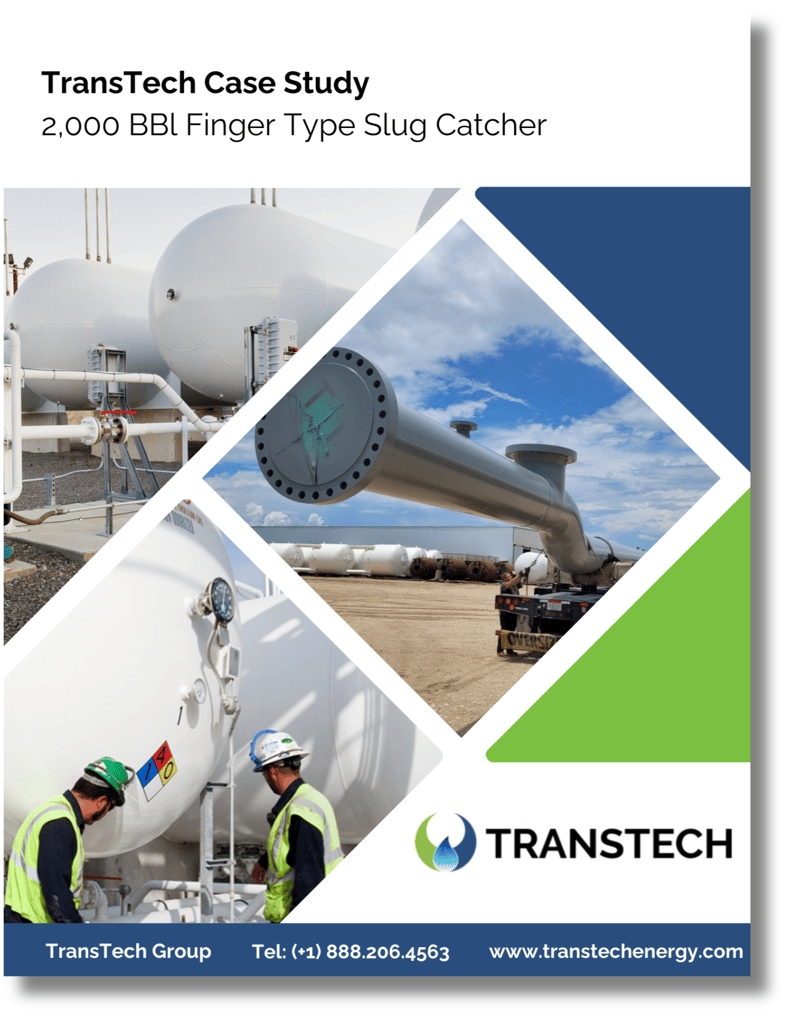 2,000 BBL Finger Type Slug Catcher