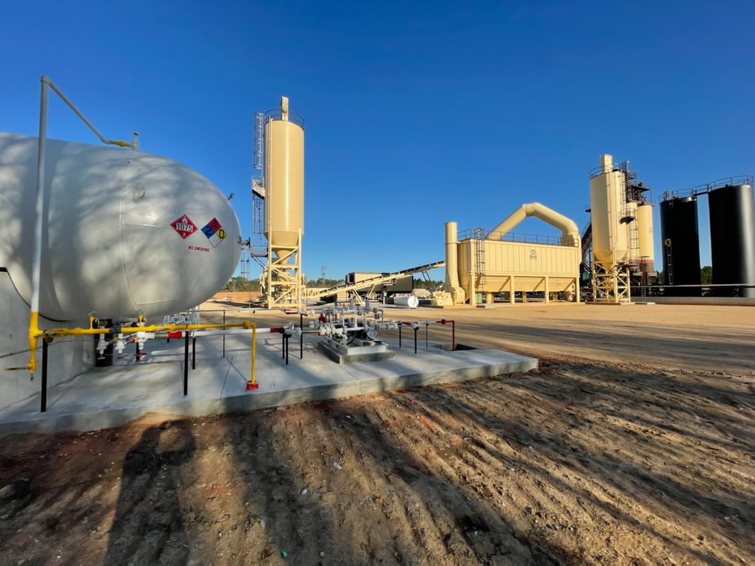 Propane-Powered Asphalt Operations