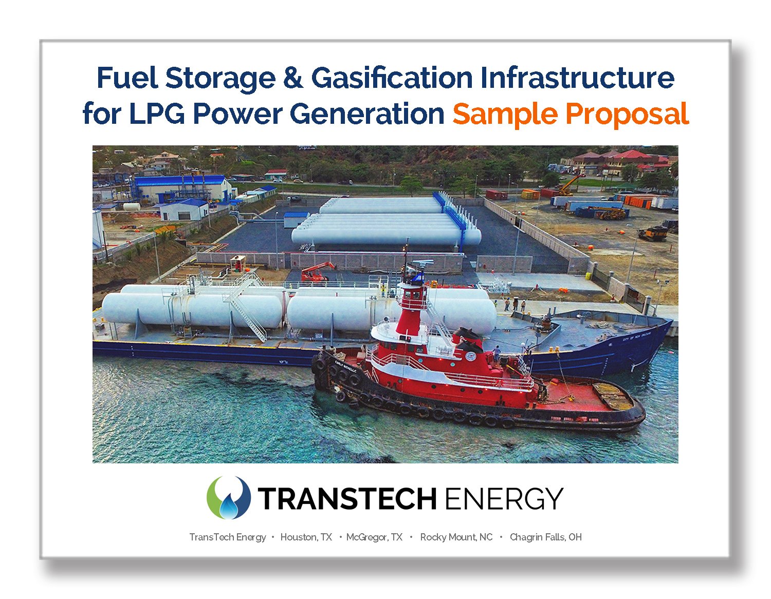 LPG Power Generation Fuel Storage & Gasification Infrastructure Sample ...