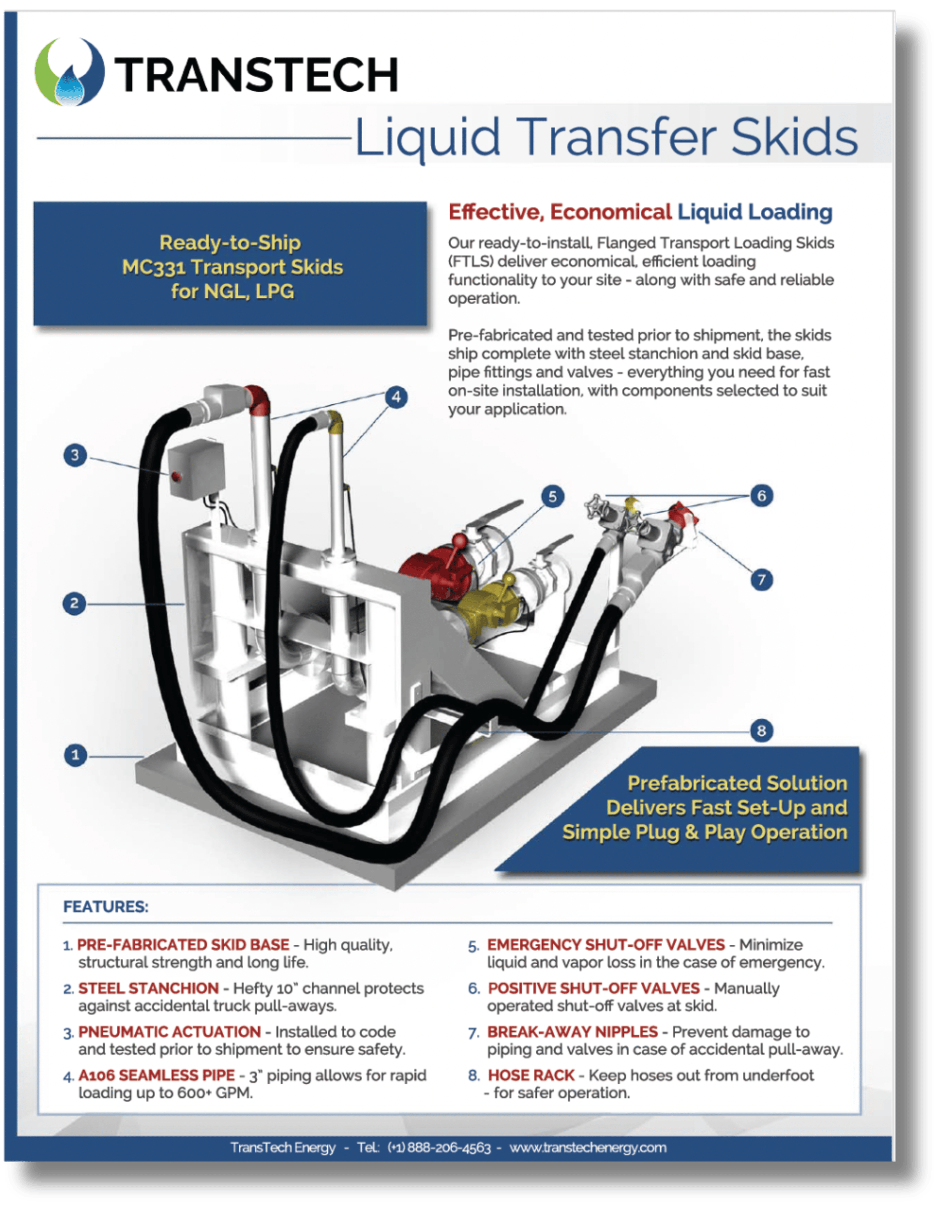 NGL, LPG, Propane Transloading Solutions | TransTech Energy