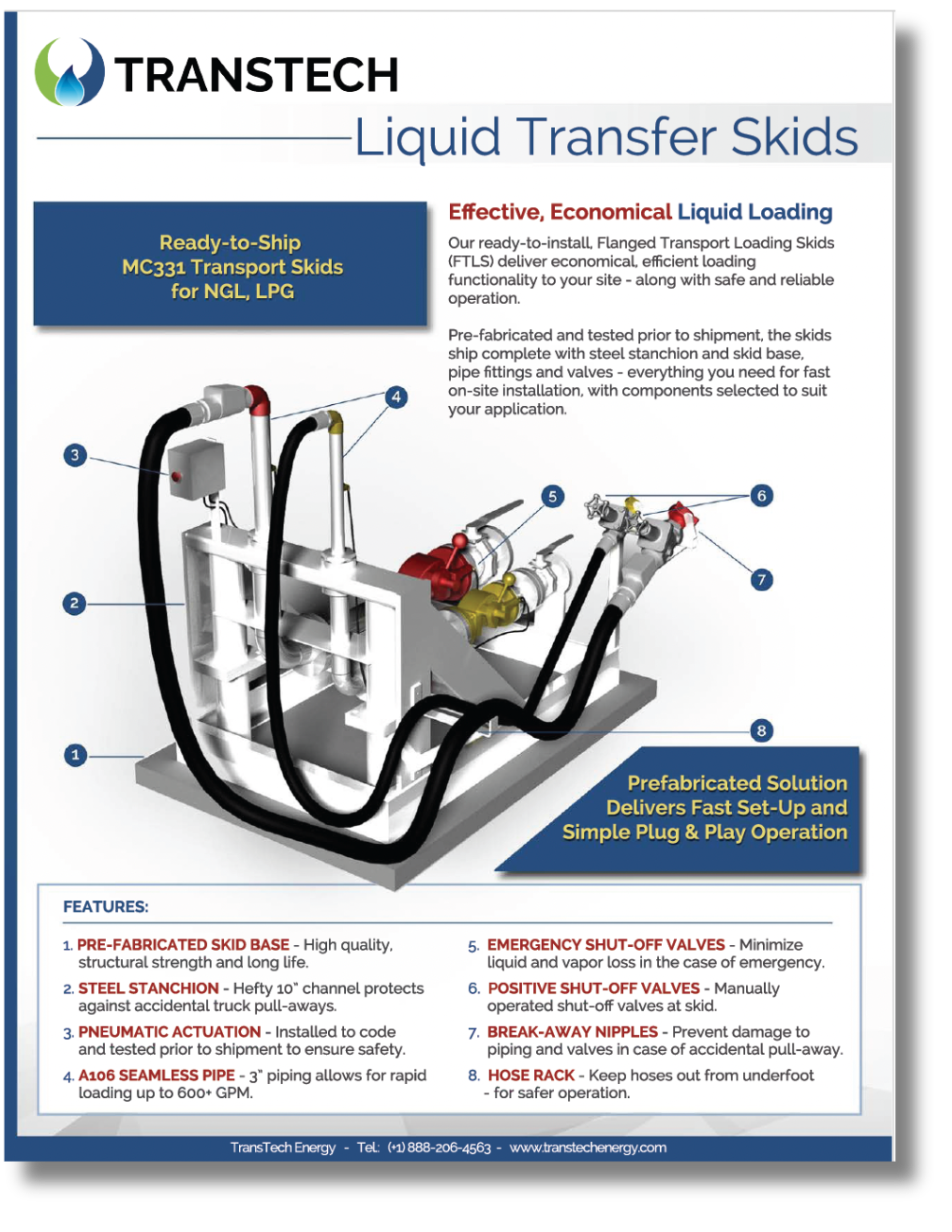 NGL, LPG, Propane Transloading Solutions | TransTech Energy