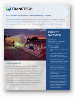 Repurposing Tanks into Turnkey Solutions