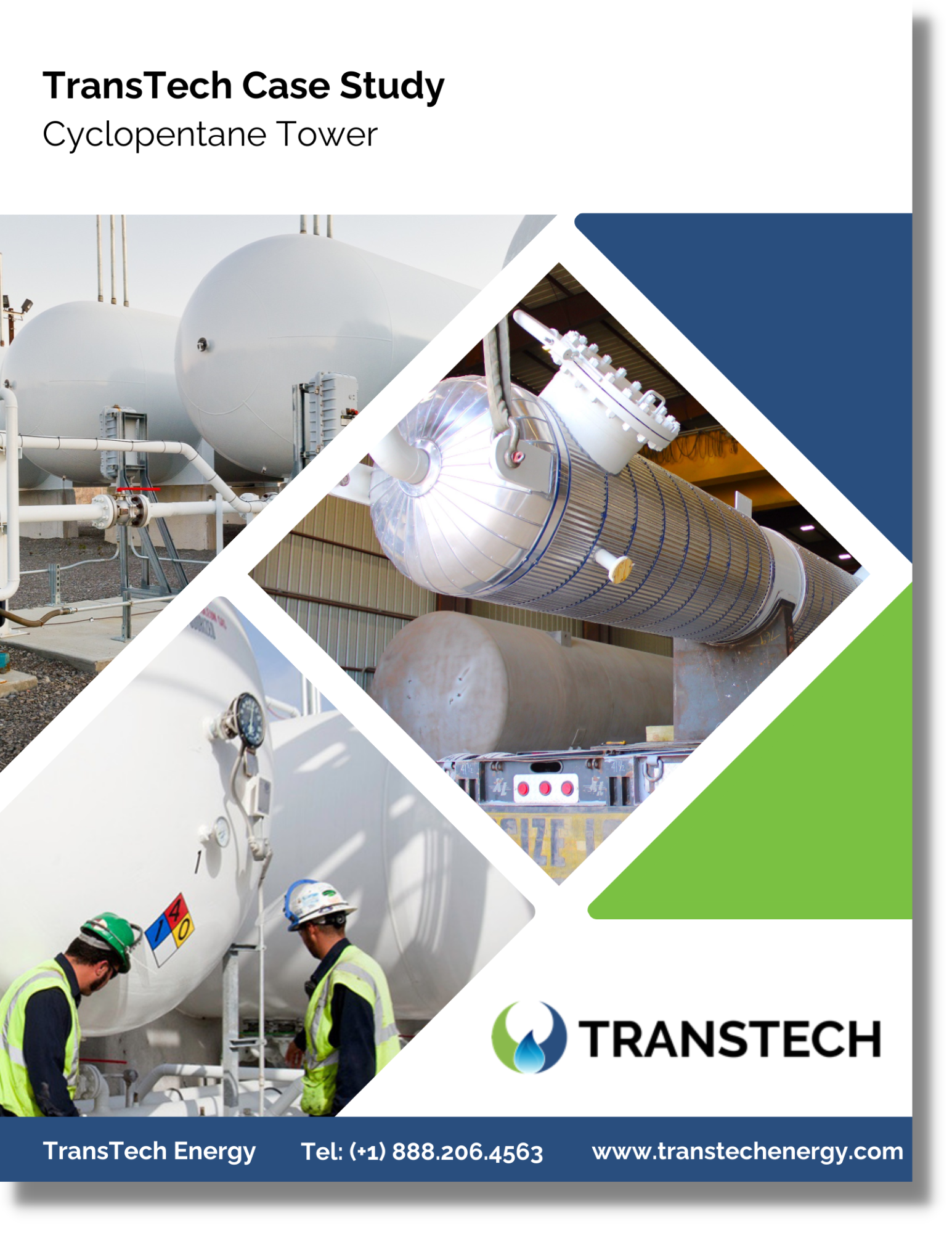 Cyclopentane Tower Installation | Industrial Solutions by Transtech Energy