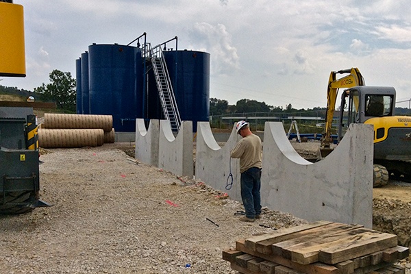 Precast Concrete Tank Piers | TransTech Energy